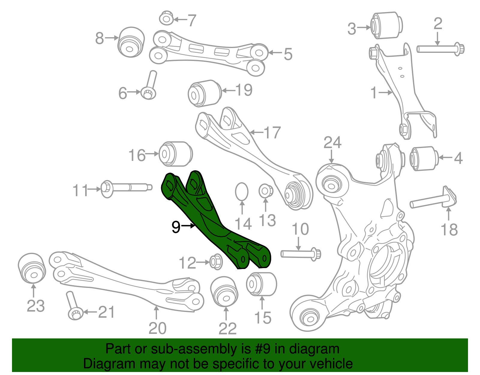 2014-2021 BMW Lower Control Arm 33-30-6-867-884 | BMW OEM Parts