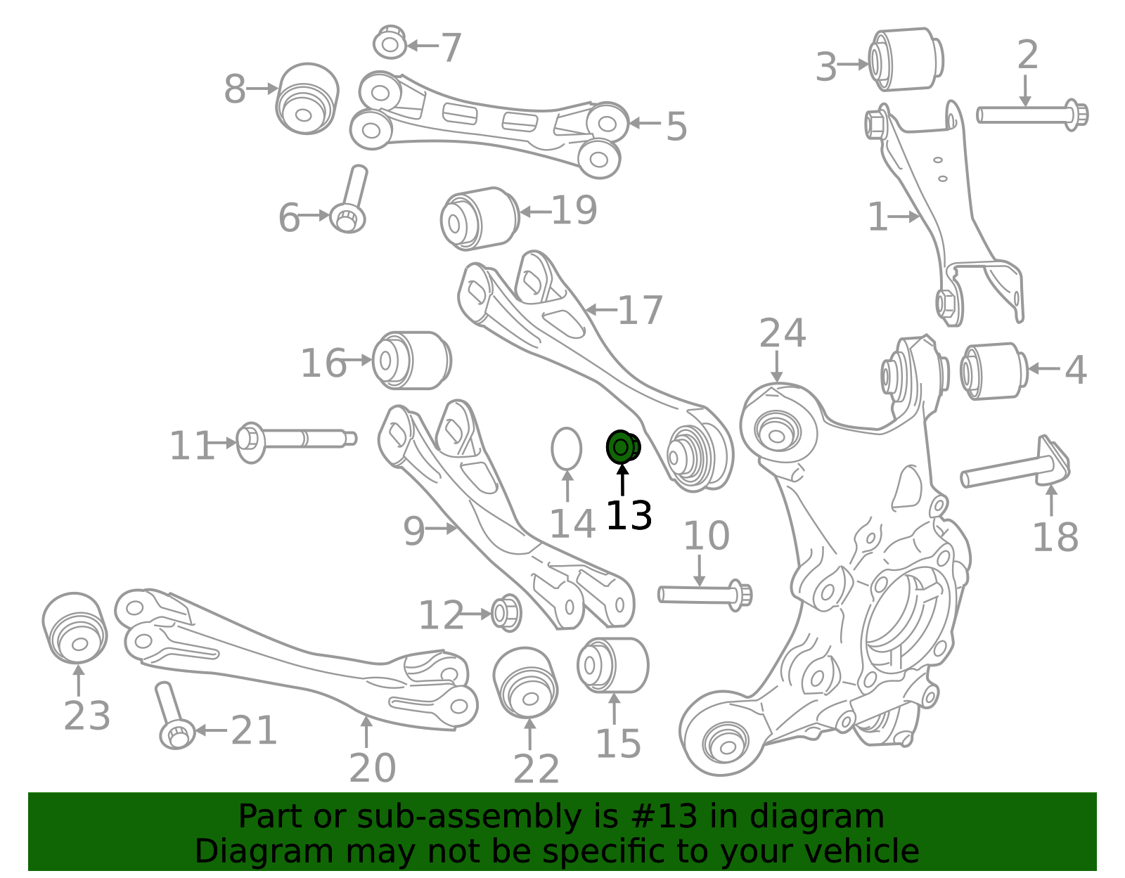 31-10-6-890-194 - Lower Control Arm Nut 2009-2025 BMW | BMWPartsDirect.com