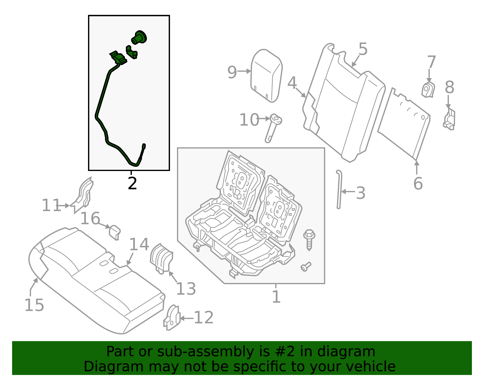 89524-3KA0B - High-Quality Folding Seat Latch Release Handle for 2013 ...
