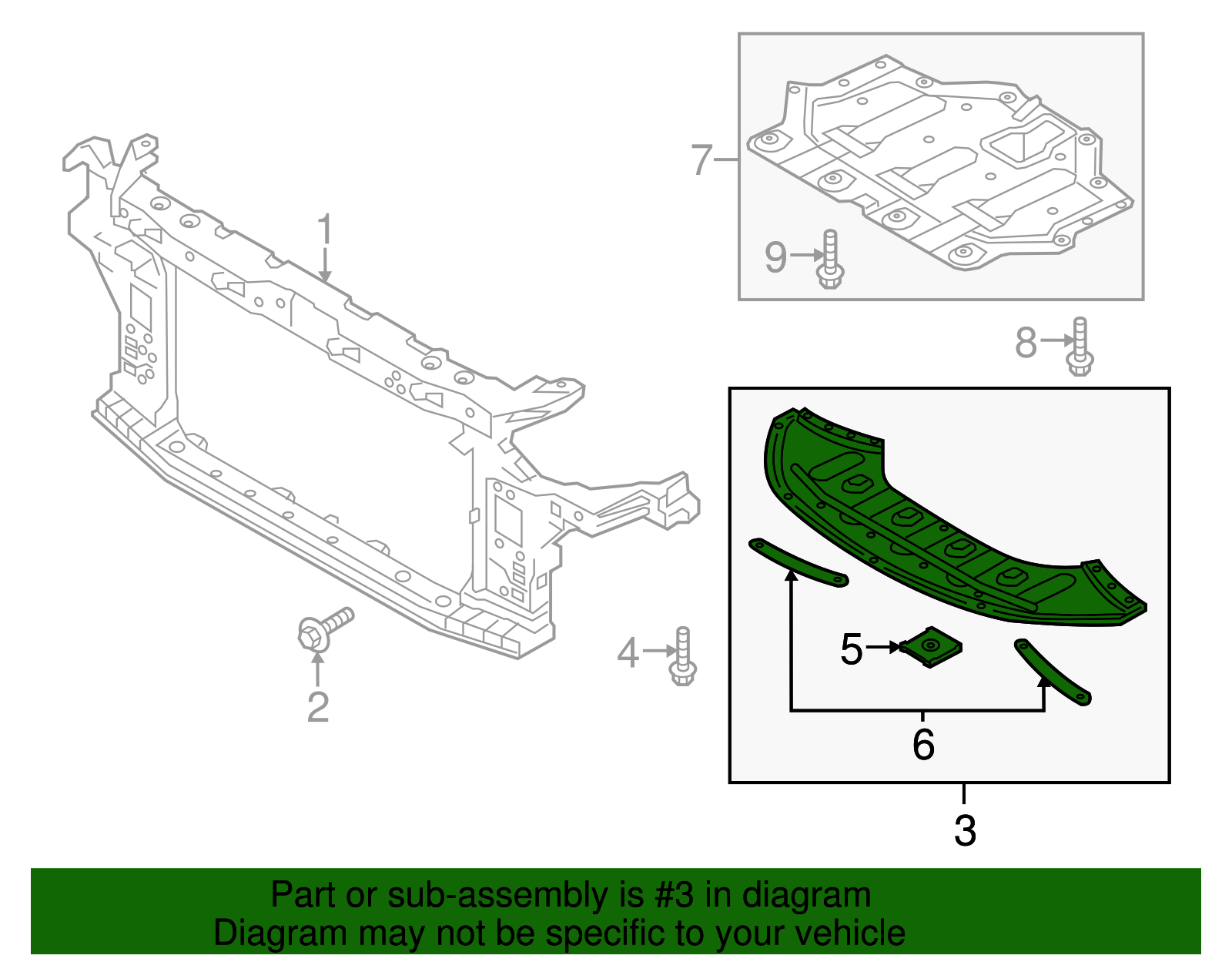 Hyundai - 29110-C2600 - Under Cover - 2018-2019 Hyundai Sonata | OEM ...