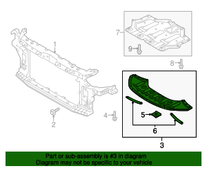29110-C2600 - High-Quality Bumper Splash Shield for 2018-2019 Hyundai ...