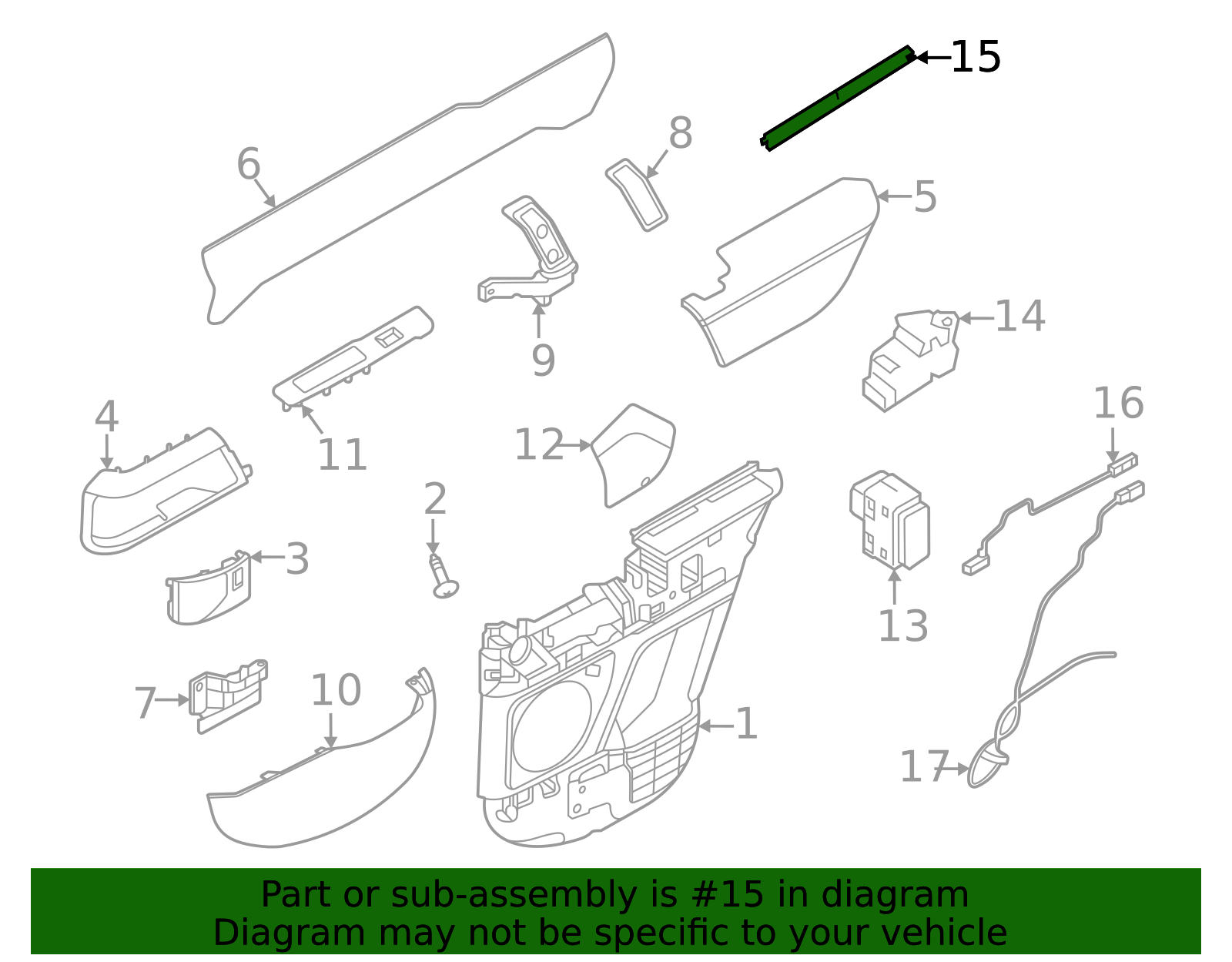 Genuine Belt Weather-Strip for 2020-2023 Land Rover | Land Rover Part ...