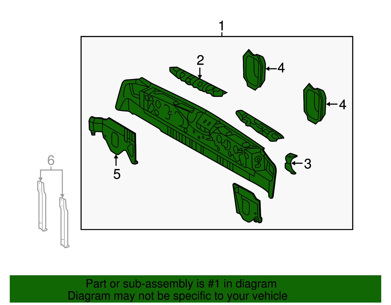 2016-2022 Lexus Rear Body Panel 58307-0E071 | Lexus of Pembroke Pines Parts