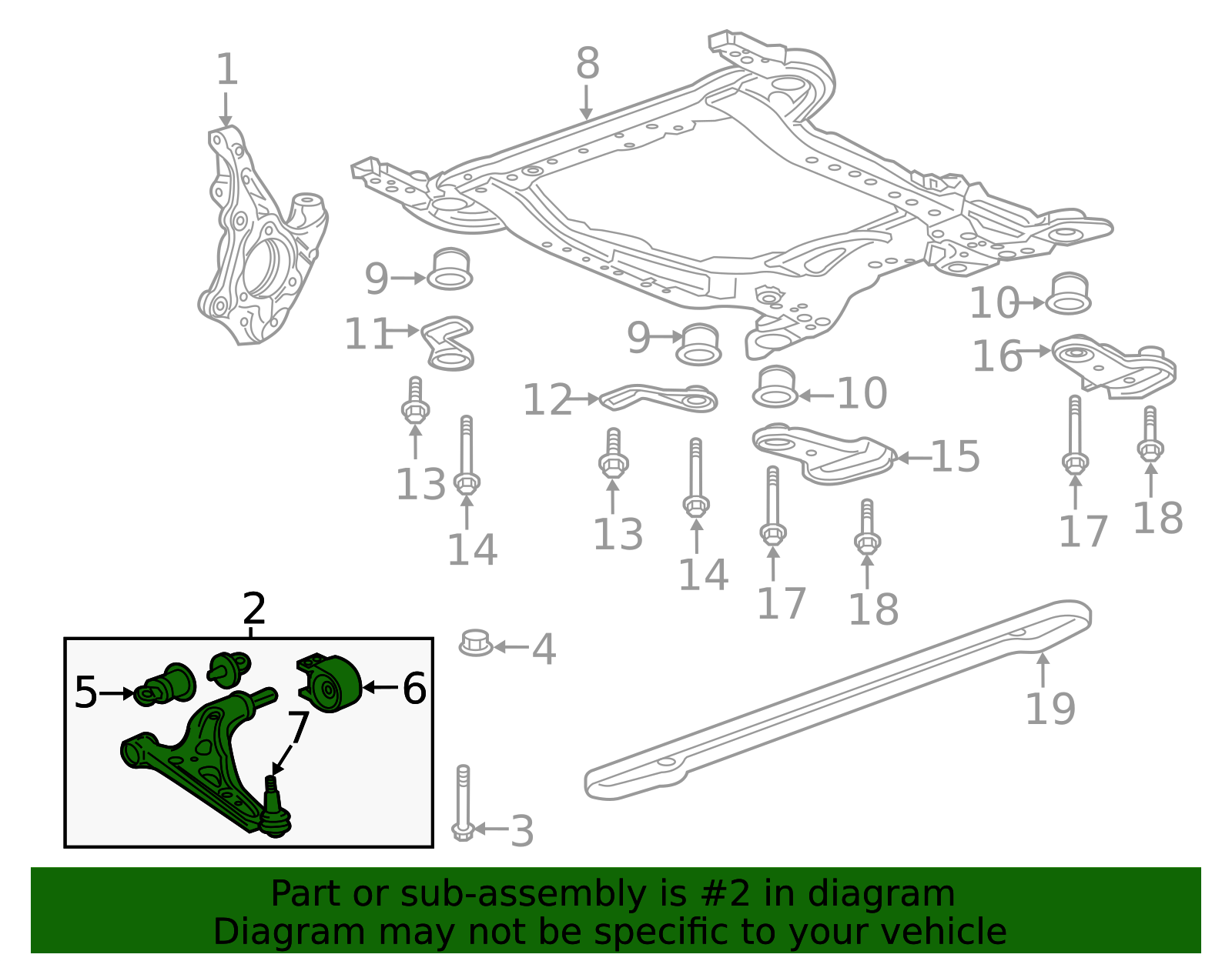 85734206 - W (S)Arm Kit 2017-2020 Buick Envision | Parts Overstock