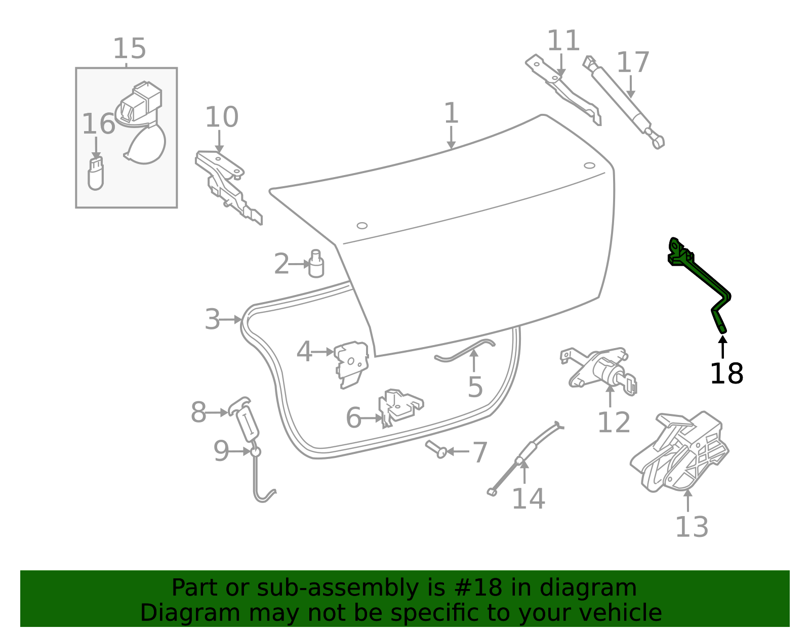 84680-ET000 - High-Quality Deck Lid Release Solenoid for 2007-2012 ...