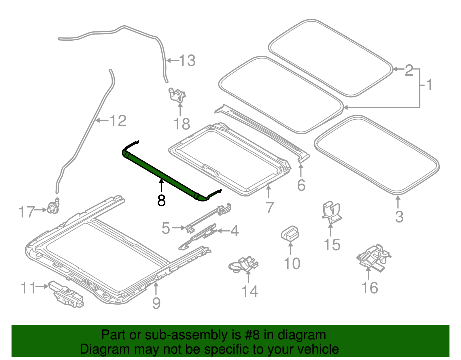2014 Mazda 3 Deflector BJS8-69-880 | Mazda Parts Deals