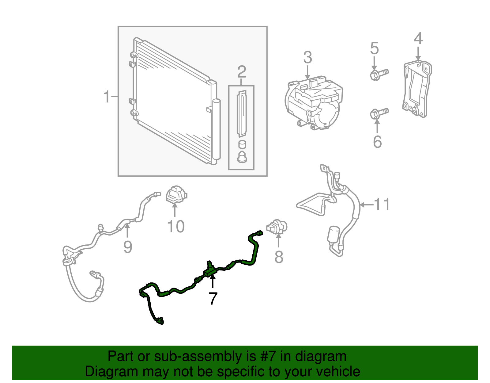 2008-2010 Toyota Highlander Liquid Line 88716-48210 | OEM Parts Online