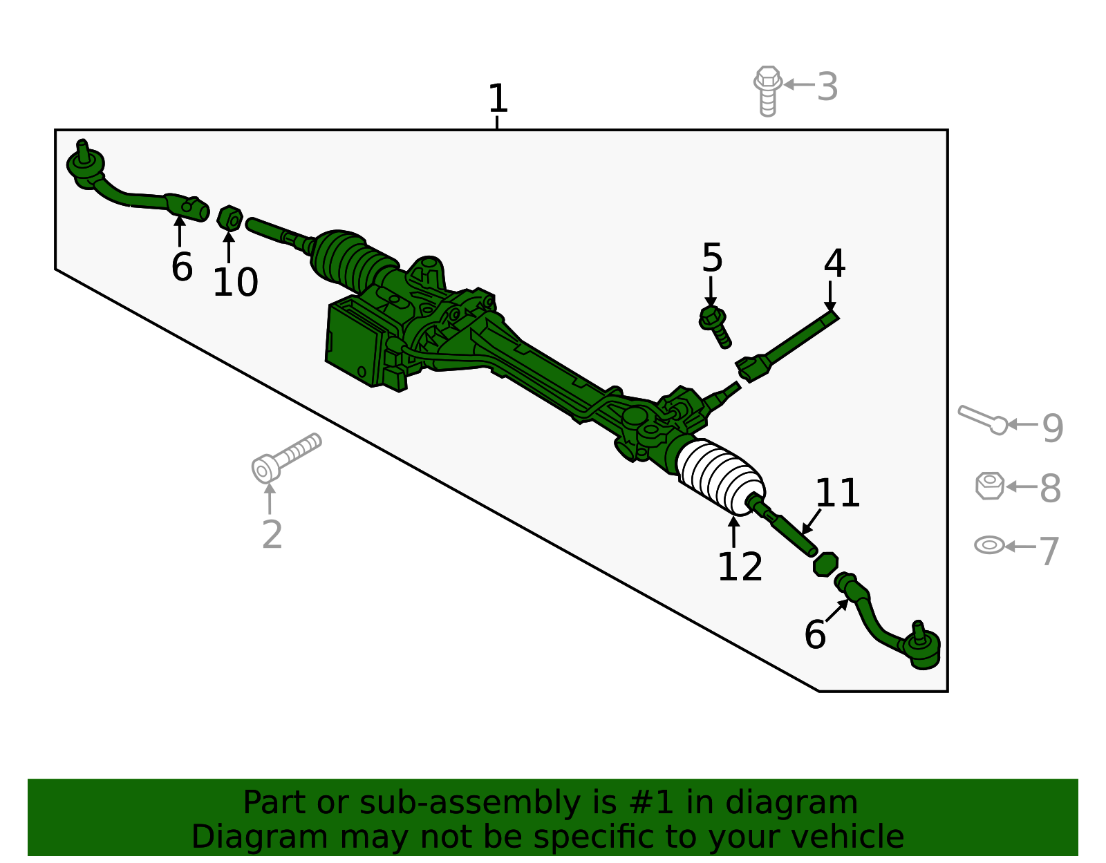 57700-G9320 - Rack And Pinion Assembly 2021-2025 Genesis G70 | Hyundai ...