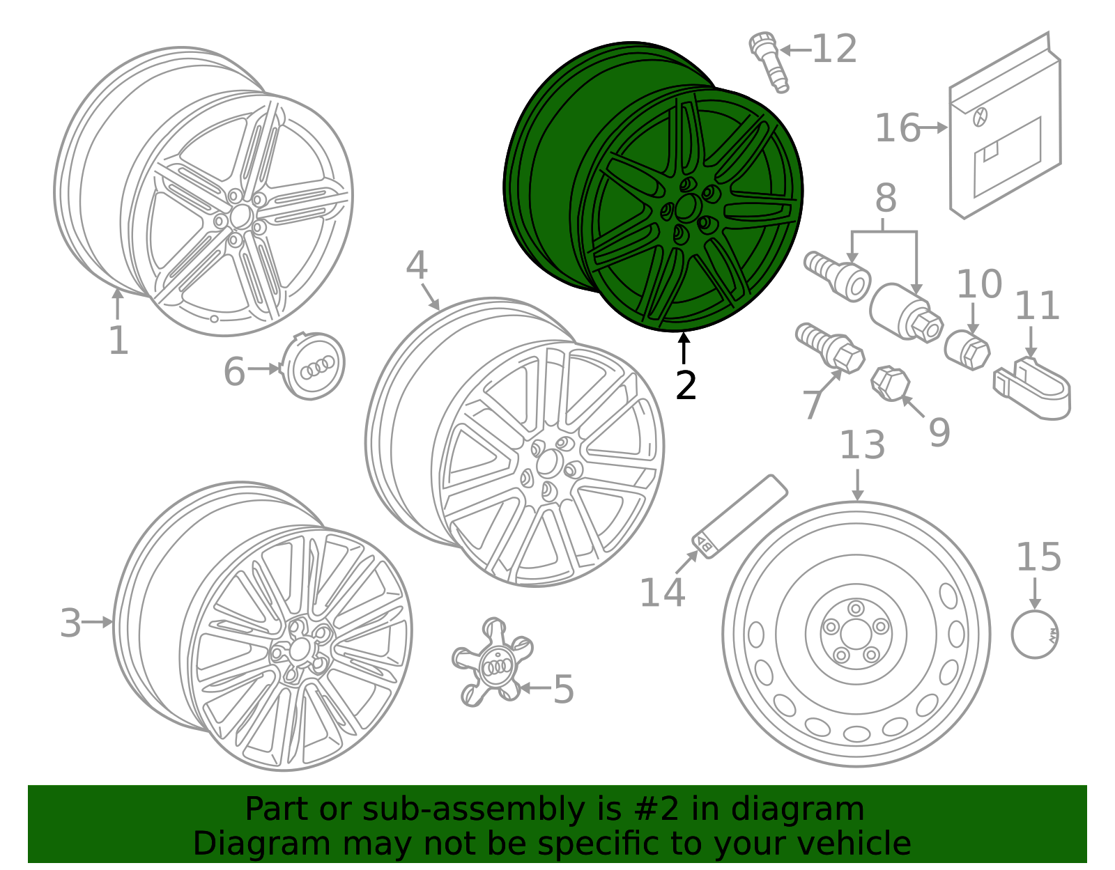 4H0-601-025-AB - Wheel, Alloy 2012-2015 Audi | Audi OEM Parts Guy