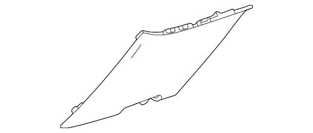 84719362 - Jet BlackDriver Side Instrument Panel Lower Trim Panel Outer ...