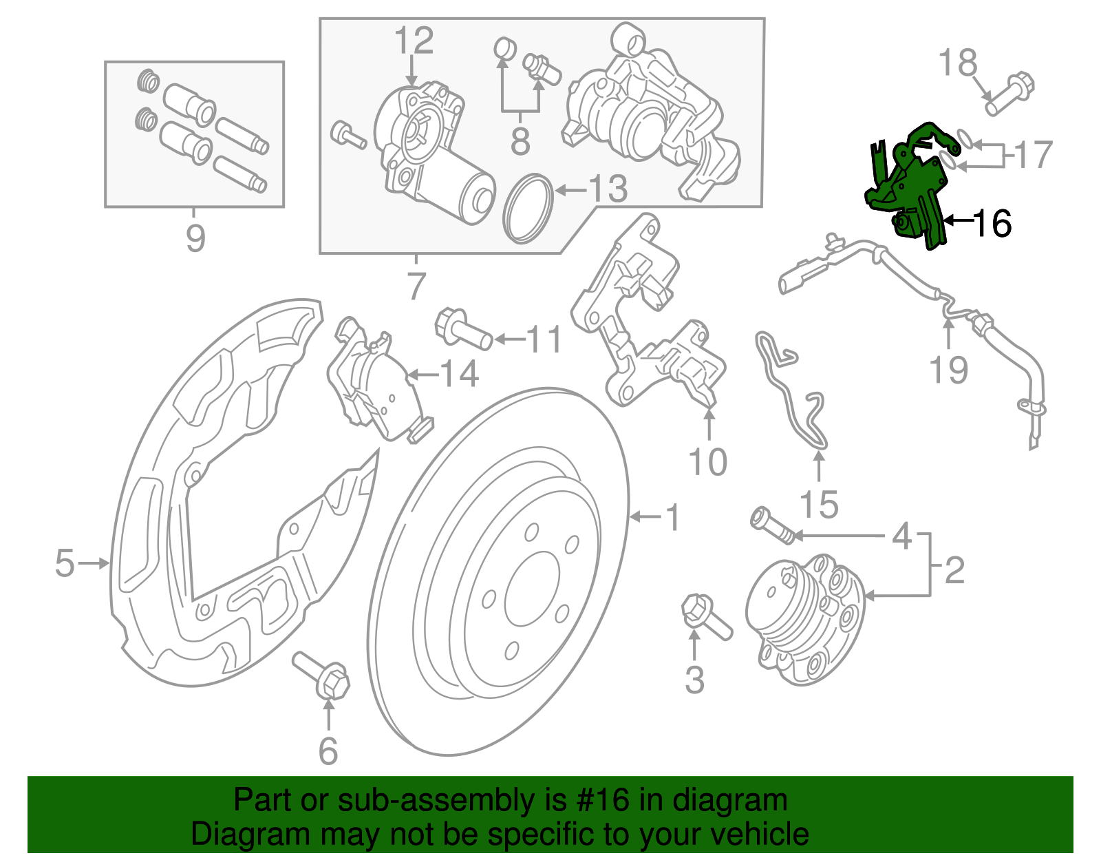 BRHR-225 - Motorcraft™ Brake Hydraulic Hose - 2015-2024 Ford | Eastgate ...