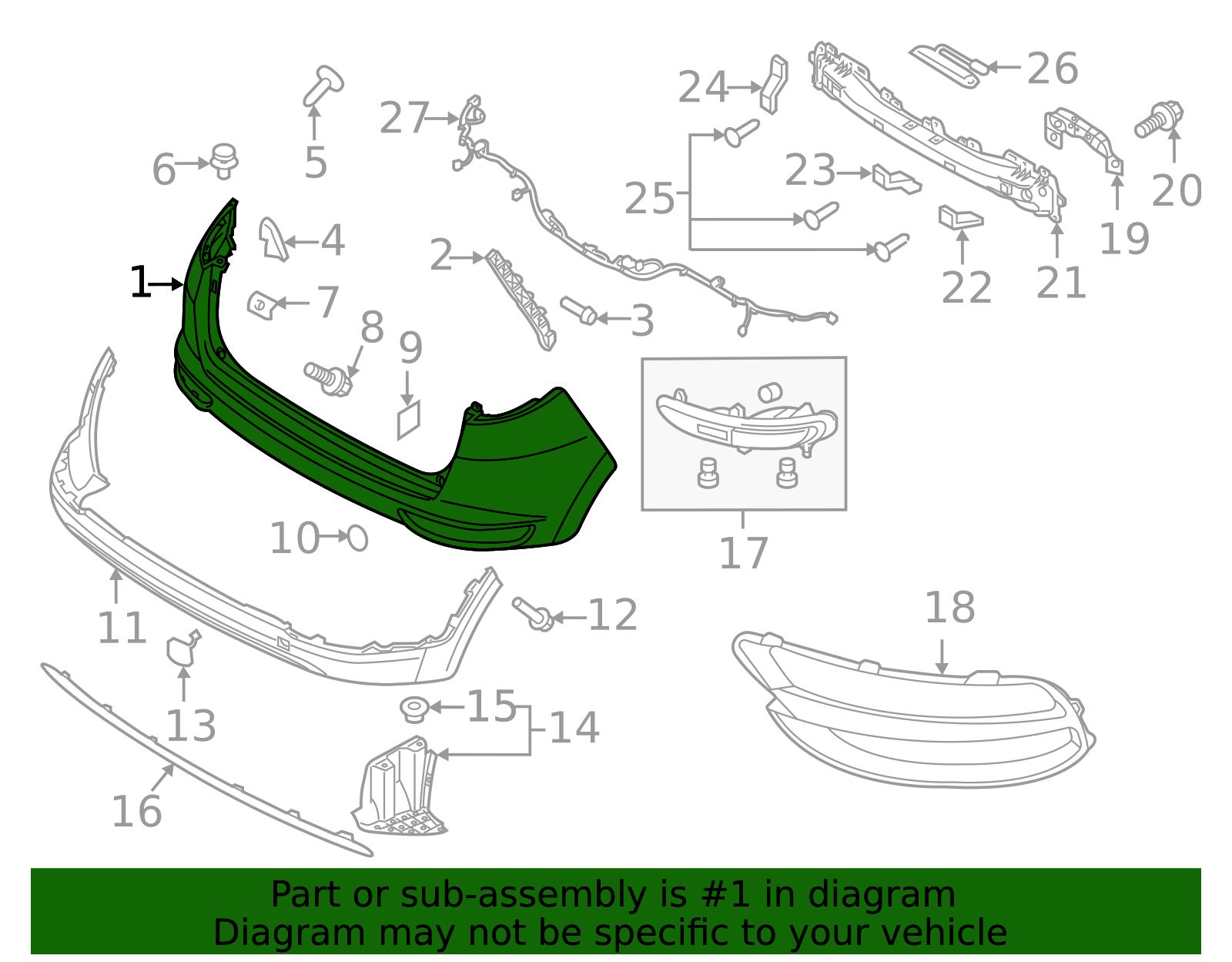 86611-D9500 - Bumper Cover 2020-2022 Kia Sportage | Kia.Parts Store