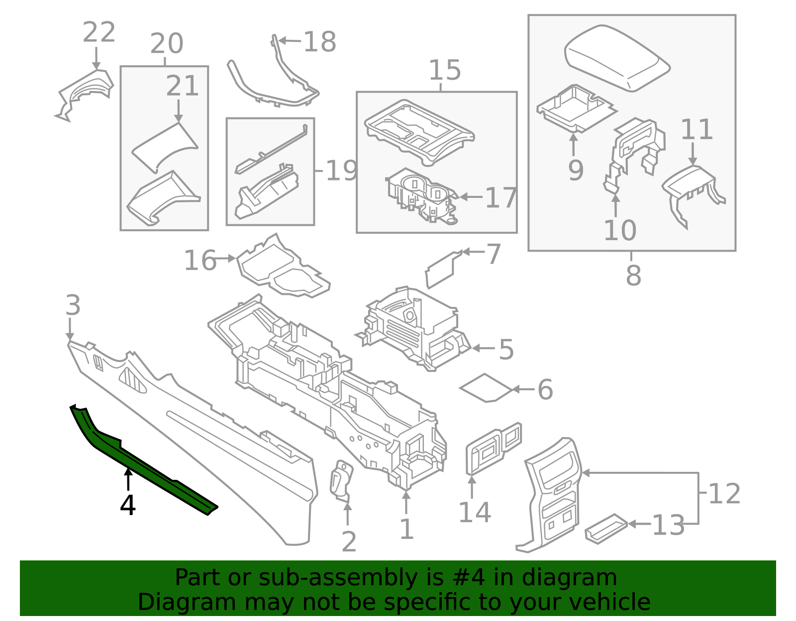 Console Trim Panel - Refresh Your Cabin's Factory Look | AutoNation Parts