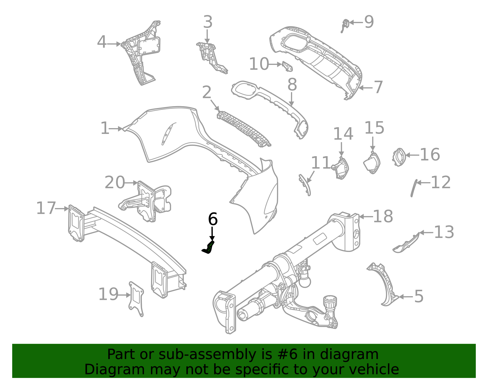 167-885-84-05-64 - End Cover Bracket 2020-2025 Mercedes-Benz | Mercedes ...