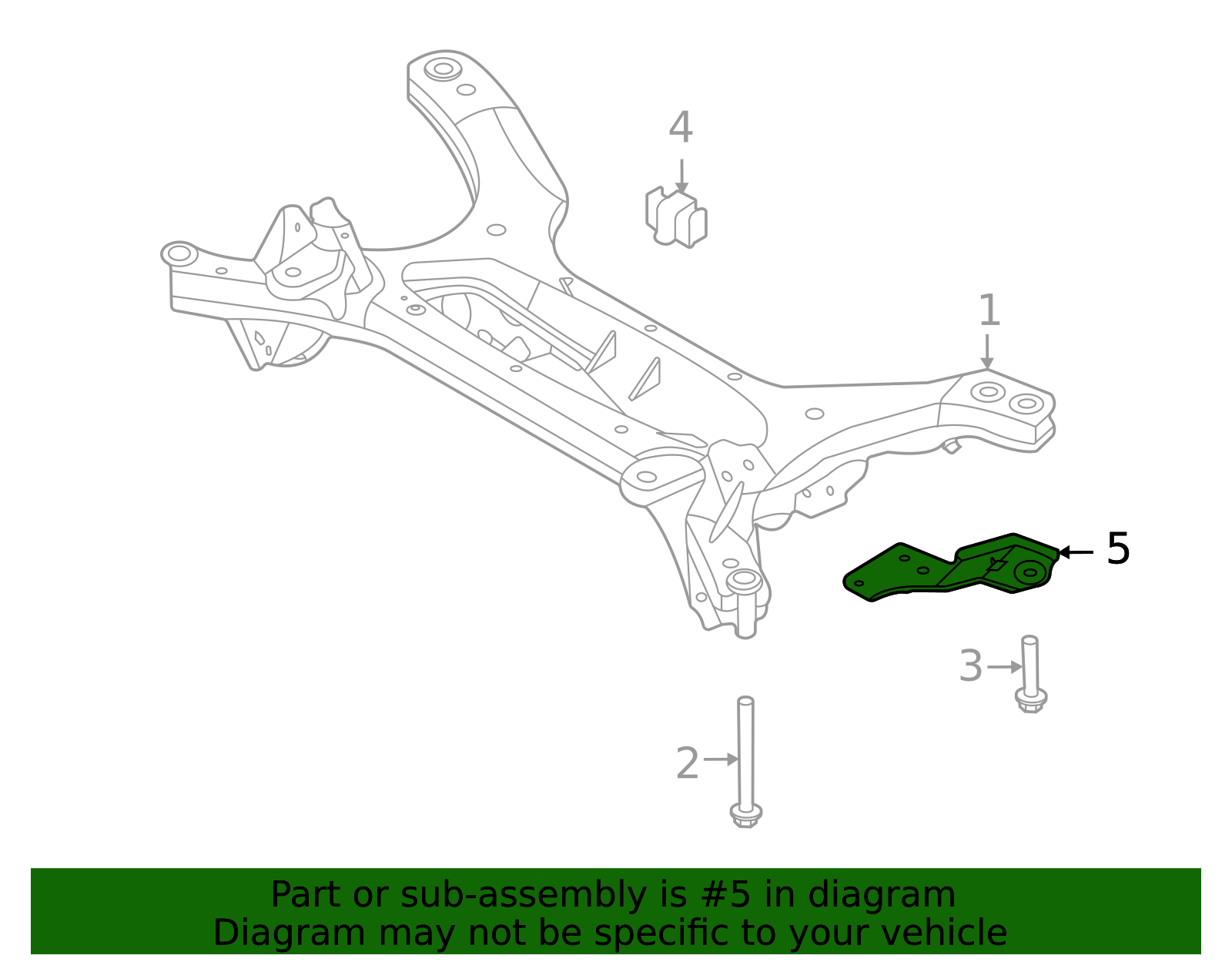 2020-2025 Nissan Sentra Stay Bracket 55452-6LB0A | Nissan OEM Parts Outlet