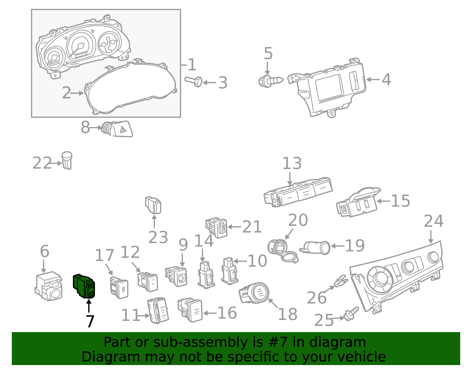 2011-2014 Toyota Sienna Window Switch 84835-08040 | MotorMotor