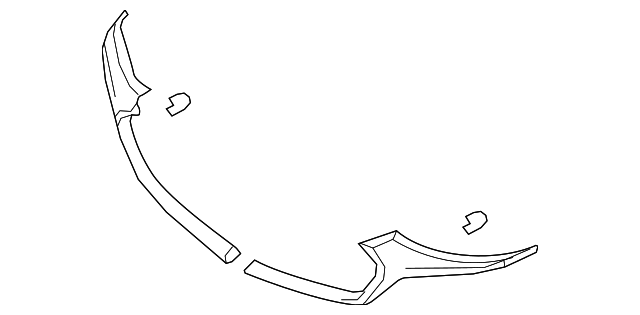 2019-2025 Mazda 3 Lower Molding - Driver's Side (LH) BDTS-50-7K0A ...