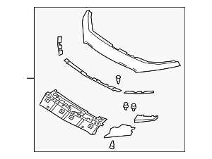 2019-2021 Mazda 3 | Upper Grille | BDTT-50-7E0B-53 | Mazda Online Parts