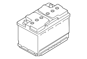 2015-2025 Ford Motorcraft™ Vehicle Battery BXT-48H6-610 | Super Ford Parts