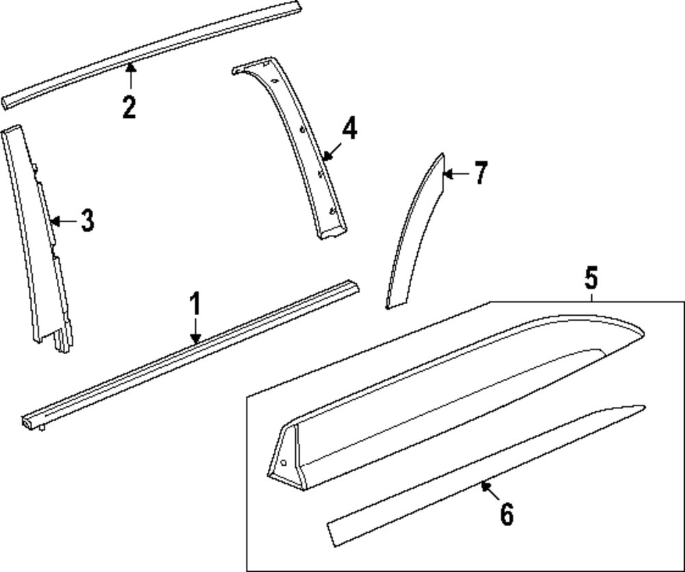 2025 Cadillac ESCALADE IQ Upper Molding 84988846 | Capital Chevy Parts