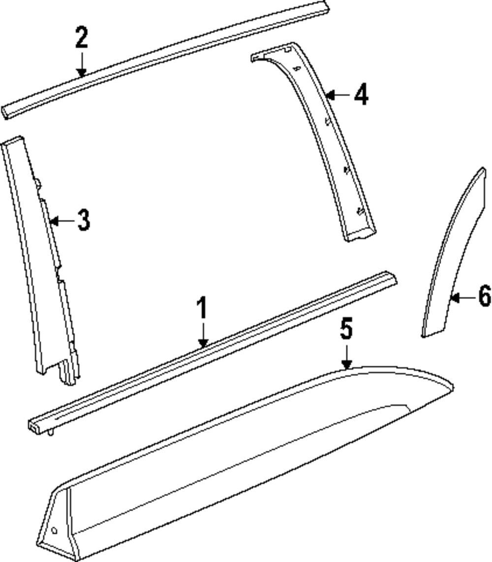 2025 Cadillac ESCALADE IQ Upper Molding 84988846 | Shop Matick Buick GMC