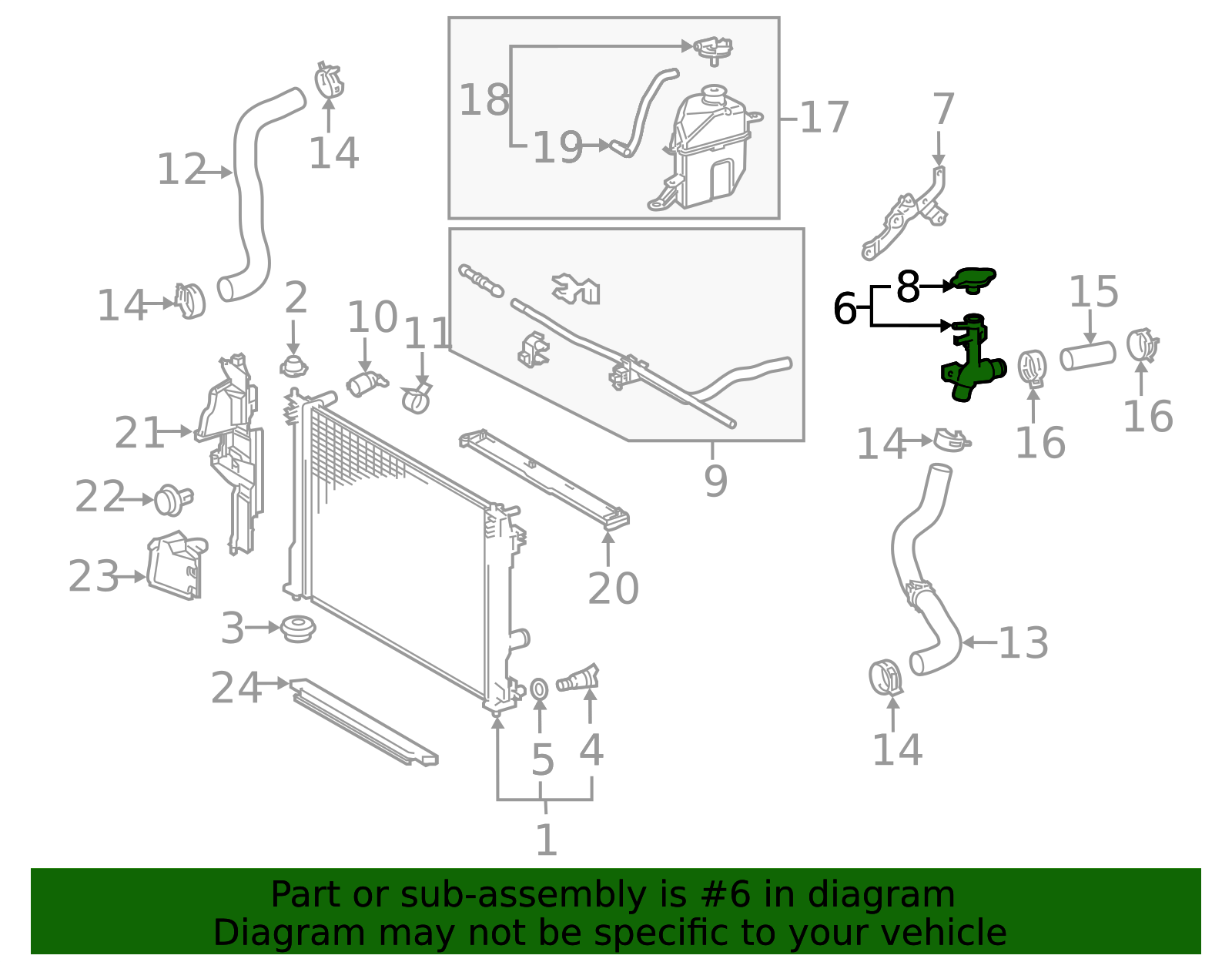 Engine Coolant Filler Neck 16502-0P031 | OEM Parts Online