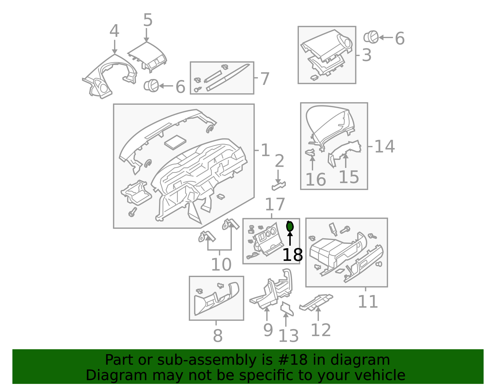 BP4M-55-574A - Center Panel Hole Cover 2004 Mazda 3 | Florida Mazda Parts