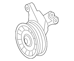 642-200-06-70 - Idler Pulley Mercedes-Benz USA Parts