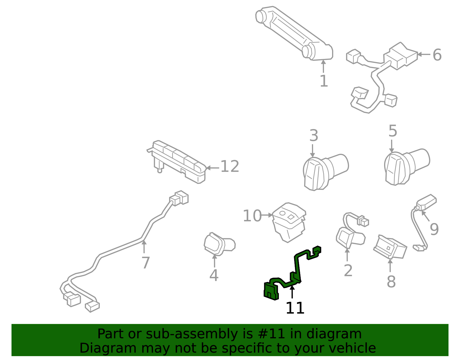 84643-J5000 - Prk Brake Switch Harness 2018-2023 Kia Stinger | Kia ...