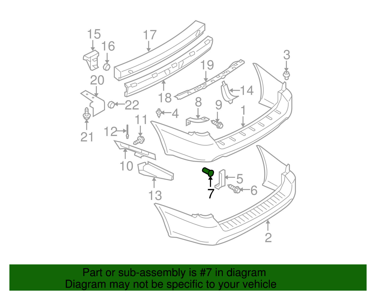 909300015 - Lower Bracket Grommet 1992-2025 Subaru | Subaru Factory ...