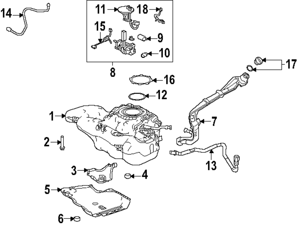 2022-2025 Toyota Corolla Cross 2022-2024 Toyota Corolla Cross - Fuel ...