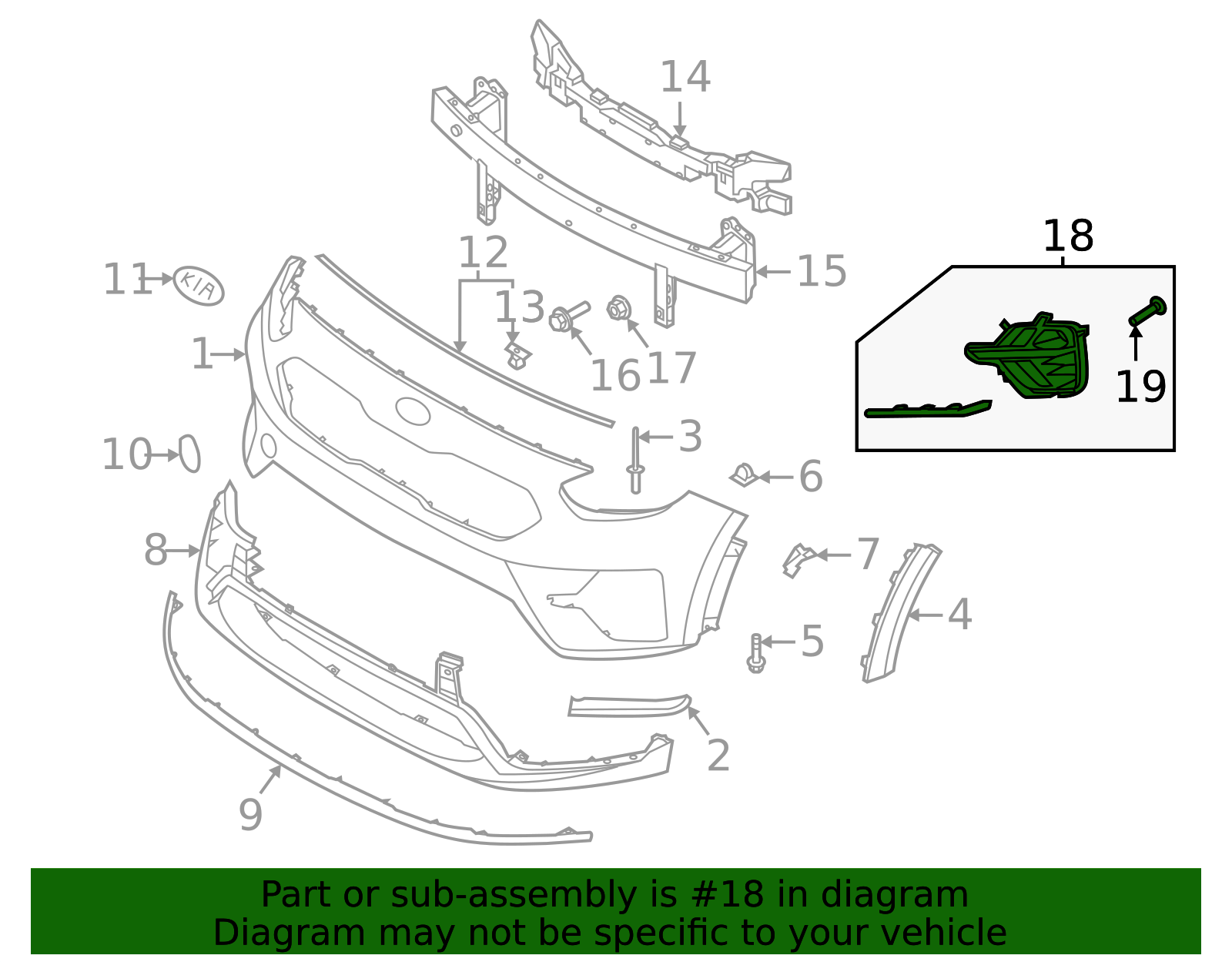 2022 Kia Niro EV Cover 86525-Q4000 | QuirkParts