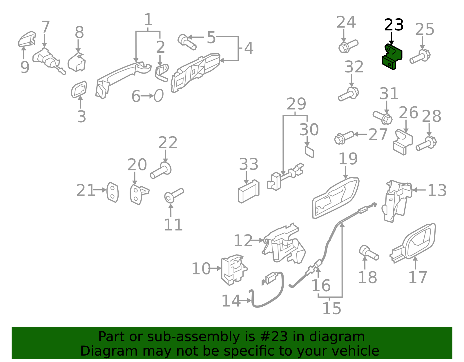 5N0-831-401 - Upper Hinge 2009-2018 Volkswagen | Wolfsburg Parts Direct