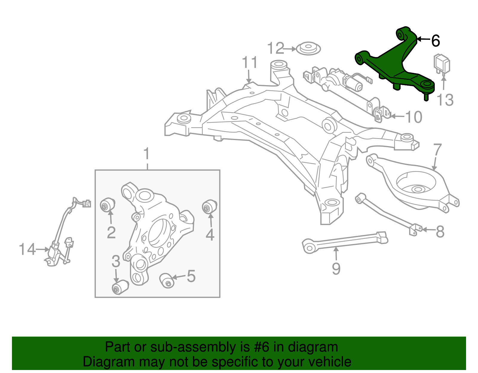 55502-1BA0A - Upper Control Arm 2008-2017 Infiniti | Infiniti Wholesale ...
