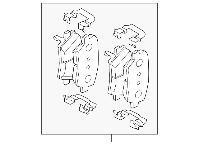 58302-J5A00 - Kia Brake Pads 2018-2021 Kia Stinger | Performance Auto Parts