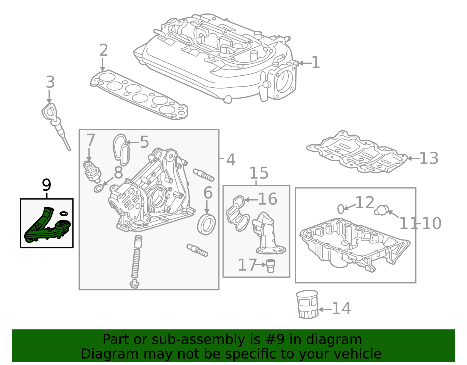 OEM 2008-2017 Honda Engine Oil Pump Pickup Tube And Screen 15220-RYE ...