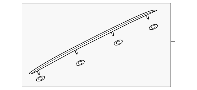 8R0-860-022-H-1P9 - Luggage Rack 2009-2017 Audi | Audi OEM Parts Guy