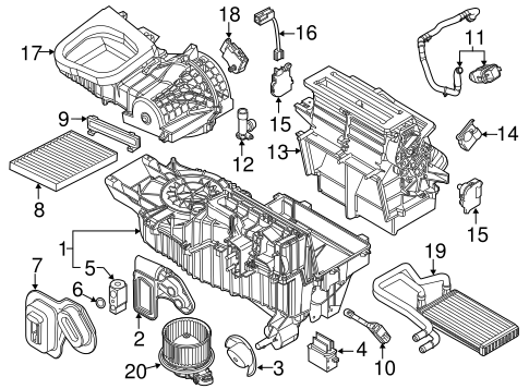Heater for 2017 Ford Explorer | Ford OEM Parts Direct