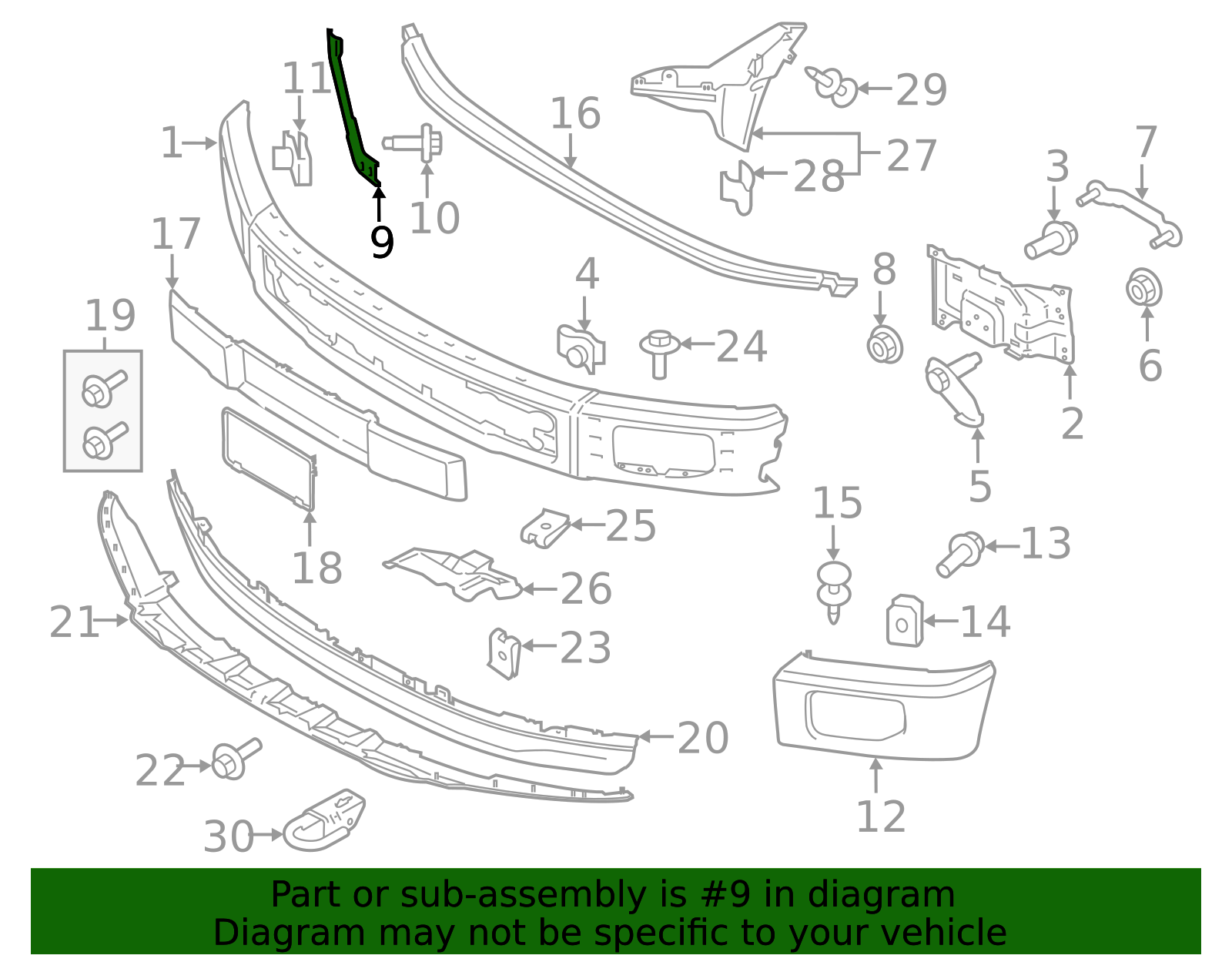 FL3Z-17754-A - Upper Bracket 2015-2017 Ford F-150 | Online Ford Parts ...