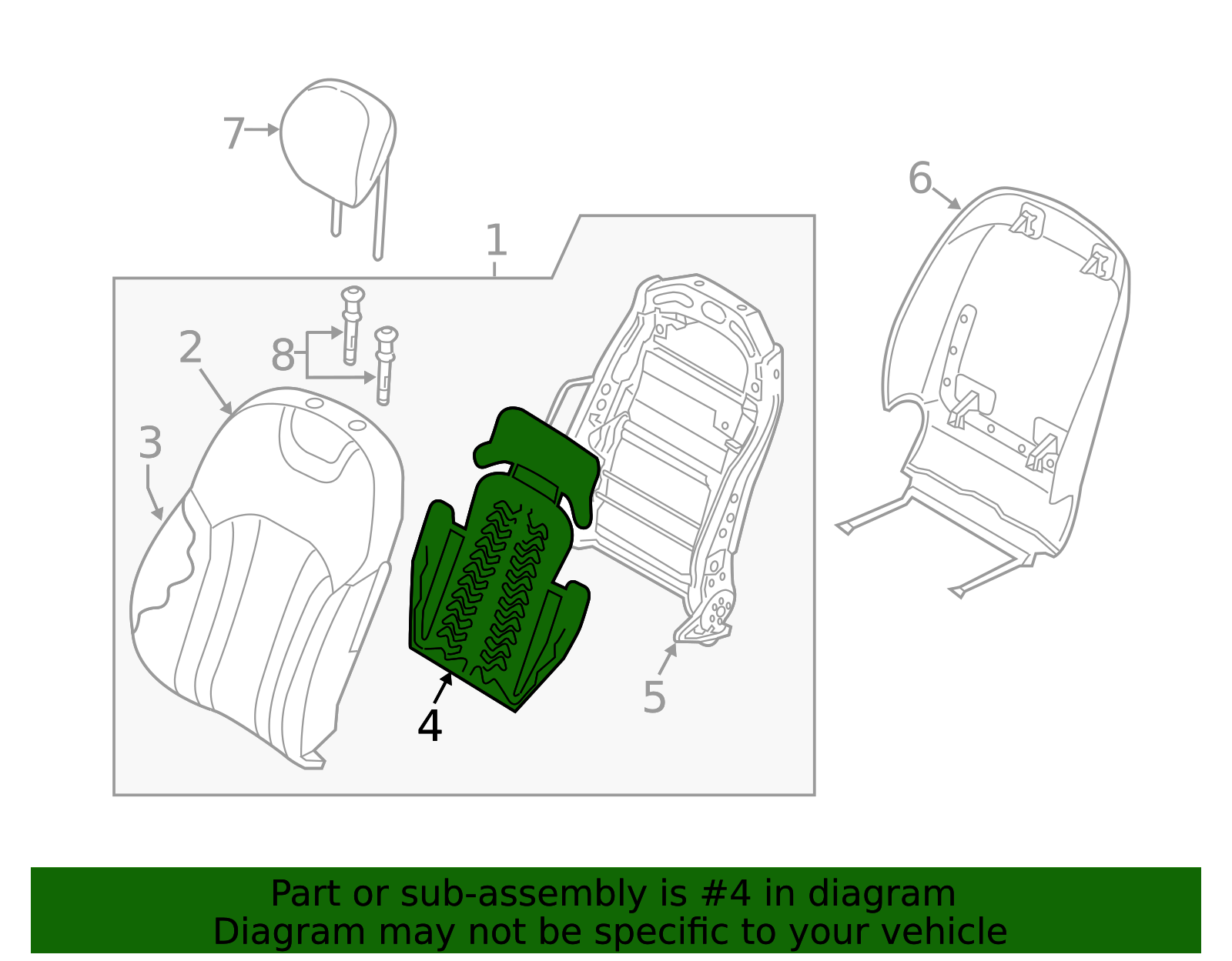 Hyundai - 88370-G9000 - Seat Back Heater - 2019-2025 Genesis G70 | OEM ...