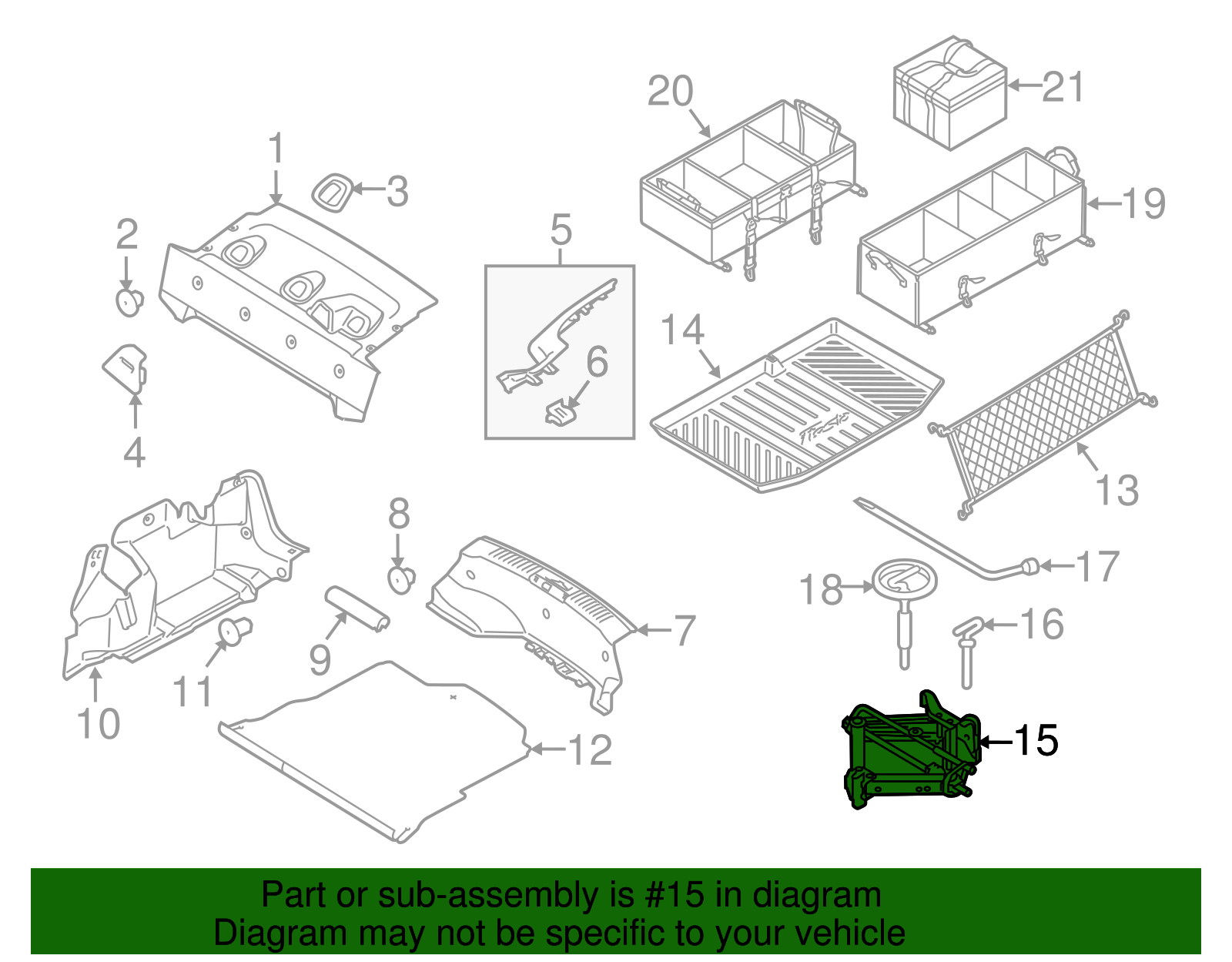 8S4Z-17080-A - Ford Jack Assembly 2006-2019 Ford | Performance Auto Parts