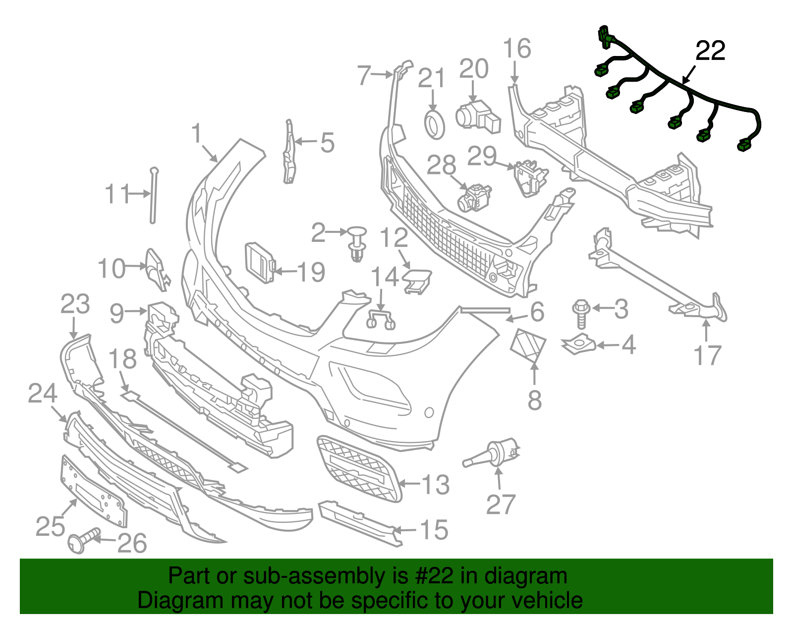 166-540-13-06-64 - Harness 2012-2015 Mercedes-Benz | Mercedes-Benz ...