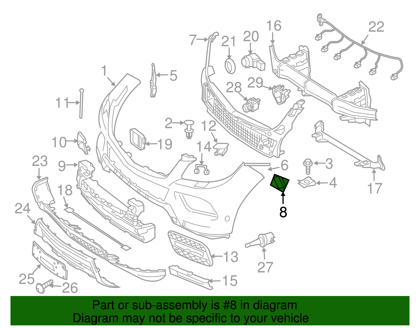 166-885-04-22 - Cover 2012-2015 Mercedes-Benz | Mercedes-Benz Premier Parts