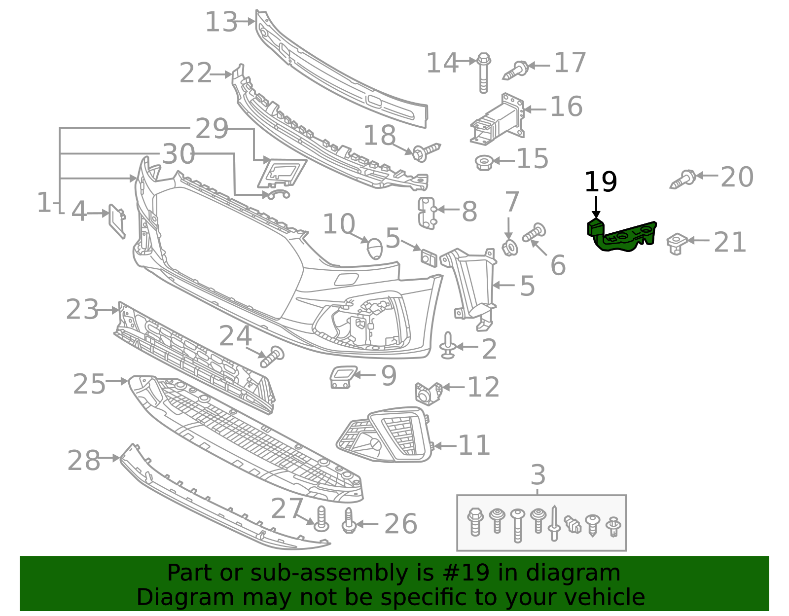 8W0-807-284-E - Guide Bracket 2020-2025 Audi | Audi OEM Parts Guy