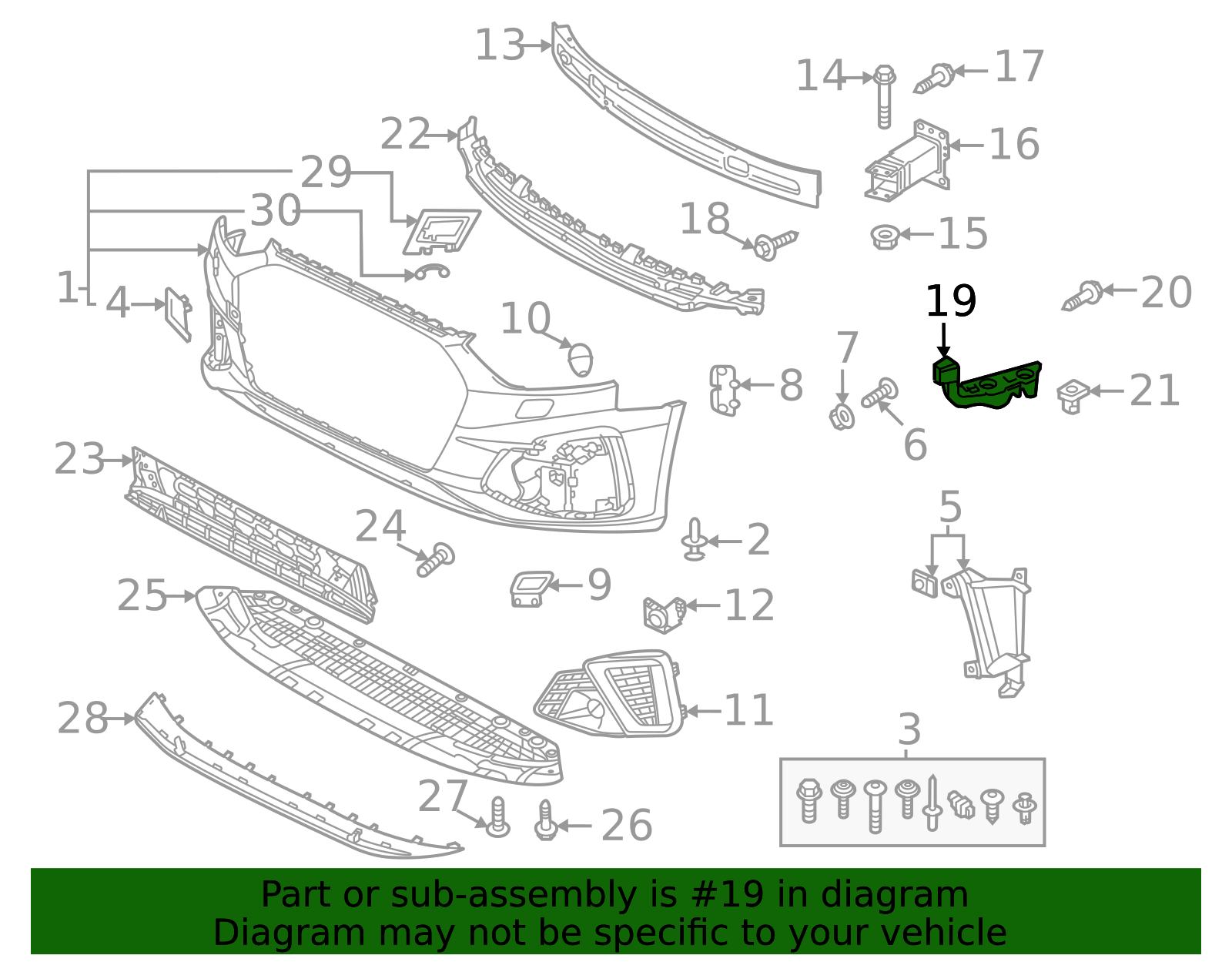 8W0-807-284-E - Guide Bracket 2020-2025 Audi | Audi OEM Parts Guy