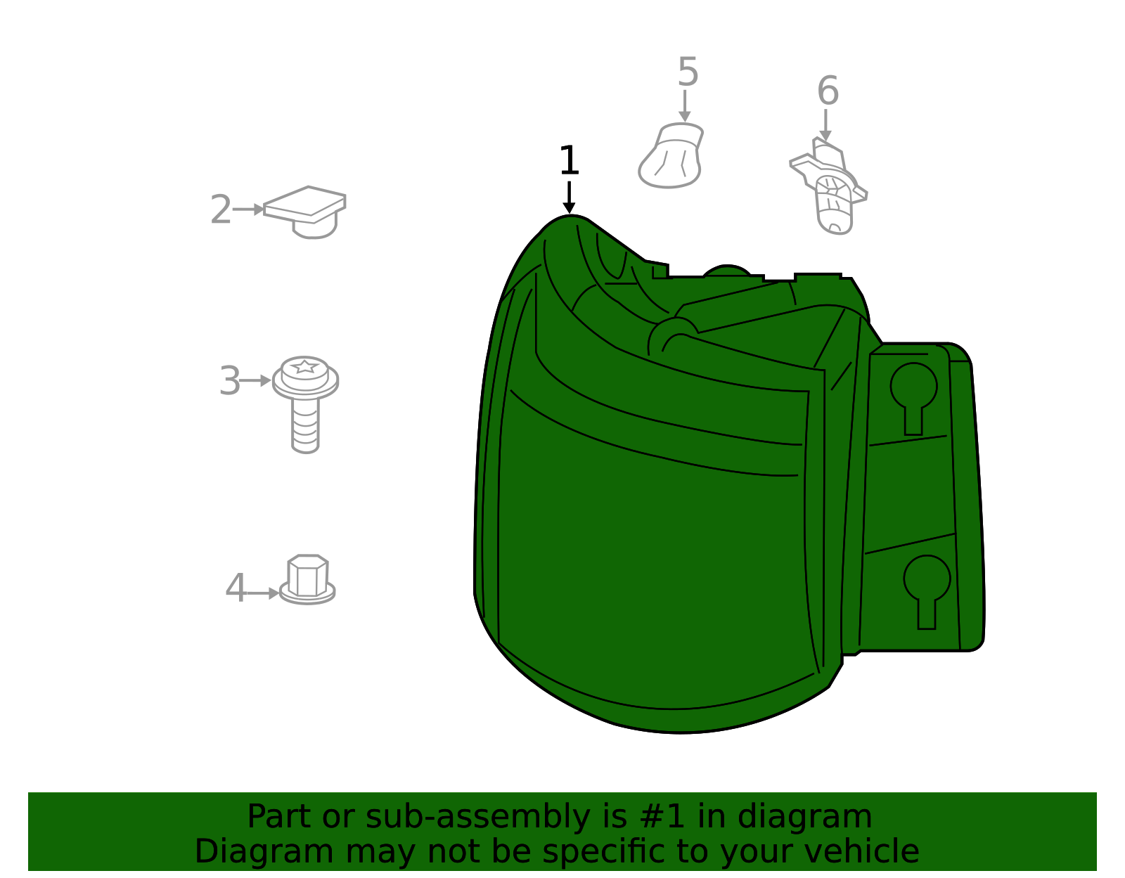 2022-2025 Jeep Compass Tail Lamp, Left 68461567AB | Mopar Parts Canada