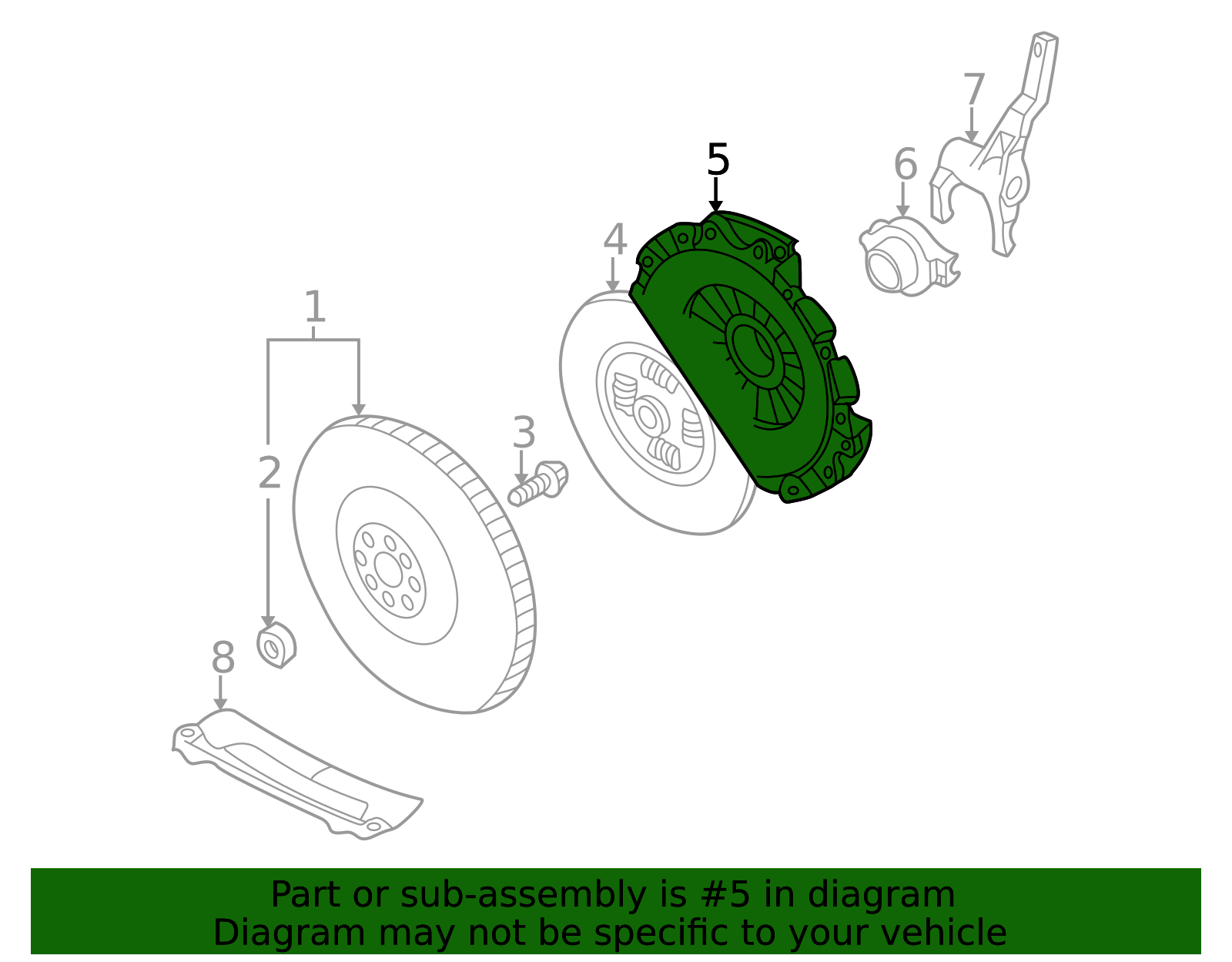 30210AA630 - 2004-2005 Subaru - Pressure Plate | Subaru Parts HQ