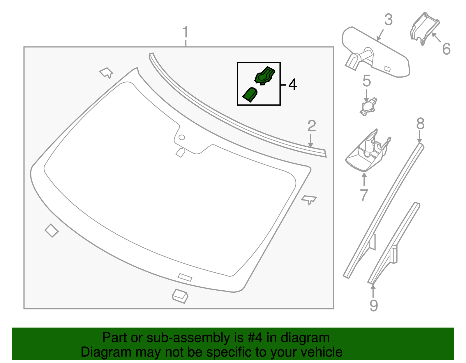 2013-2019 Ford | Bracket | DB5Z-14D696-A | Walls' Ford Parts