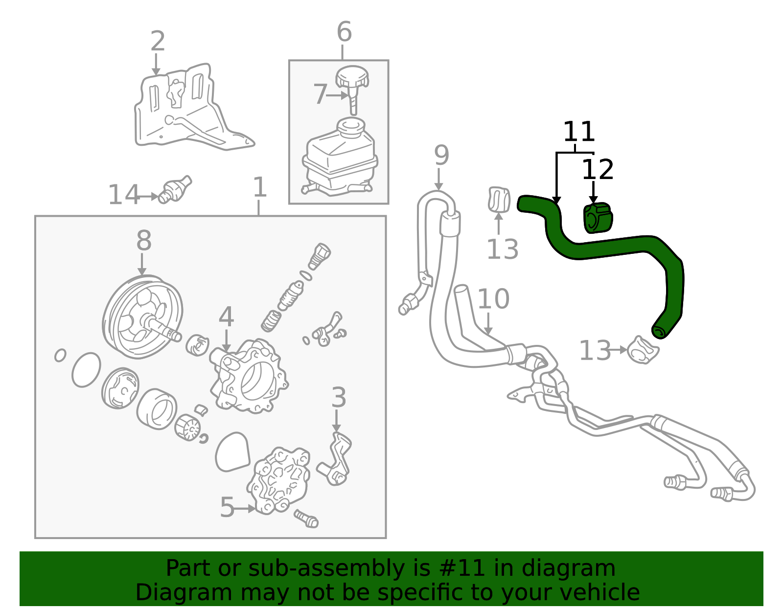 44348-20610 - Power Steering Hose 2000-2005 Toyota Celica | Toyota San ...