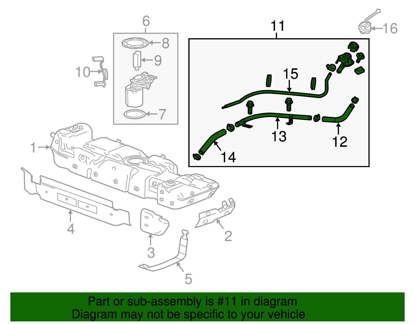 2017-2020 GM Fuel Tank Filler Pipe 84695998 | OEM Parts Online